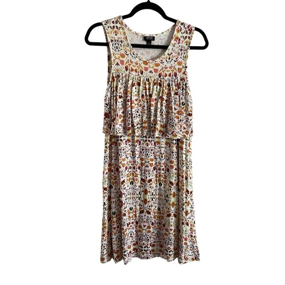 a.n.a | Dresses | Ana A New Approach Women S White Floral Ruffled Layer ...